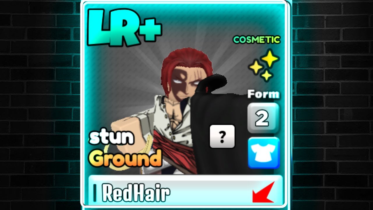 [AWTD] Shanks (Red Hair) Evolved - Showcase + Cosmetics - YouTube