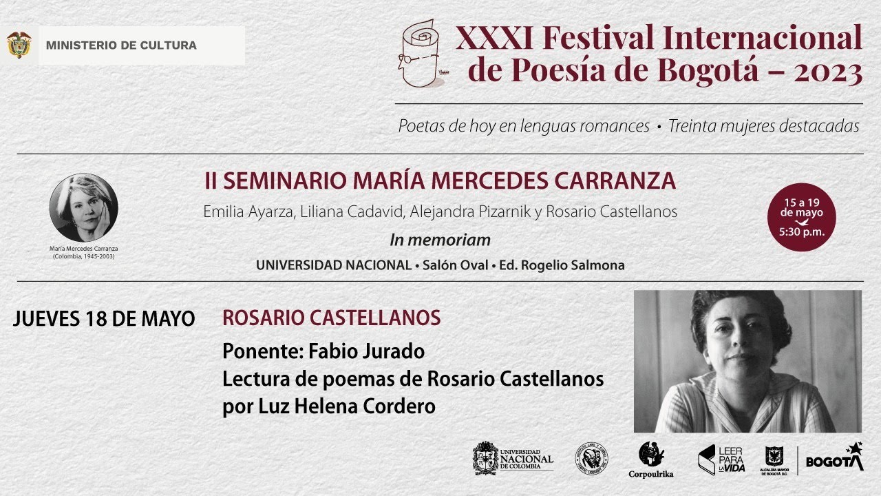 II Seminario María Mercedes Carranza In memoriam - YouTube