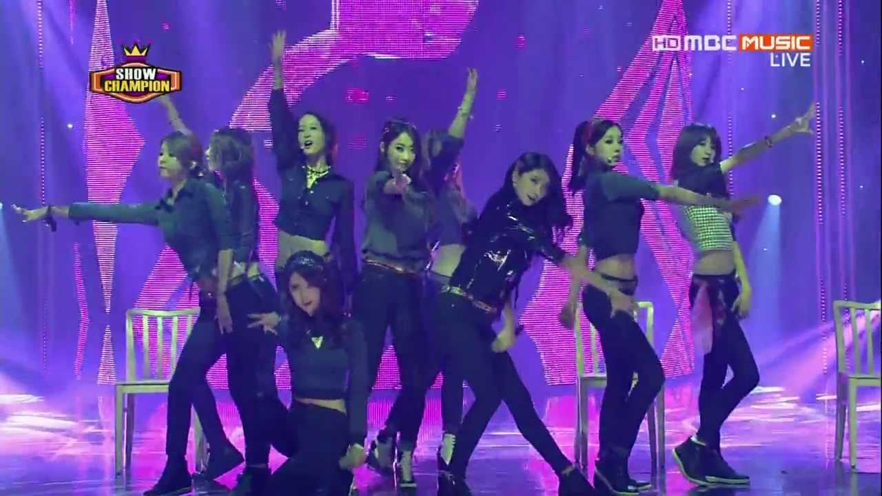 131016 쇼챔피언 나인뮤지스(9Muses, Nine Muses) - Gun - YouTube