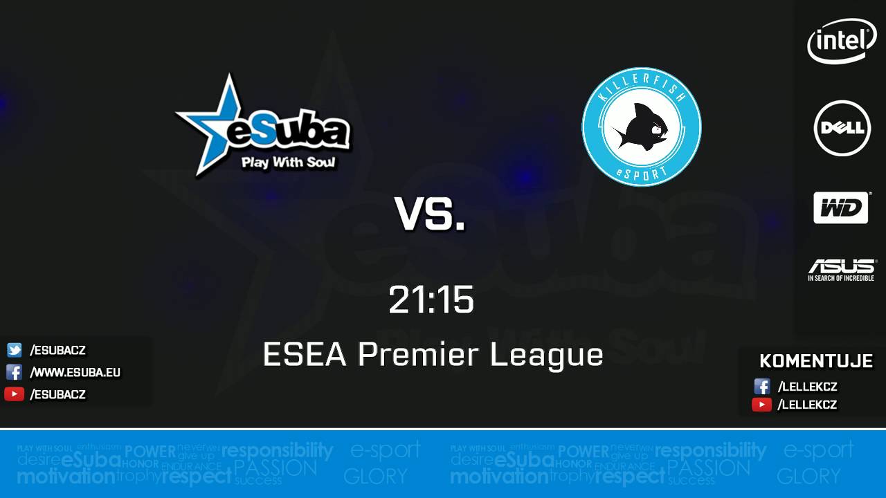 ESEA Premier - eSuba vs KillerFish eSport - YouTube