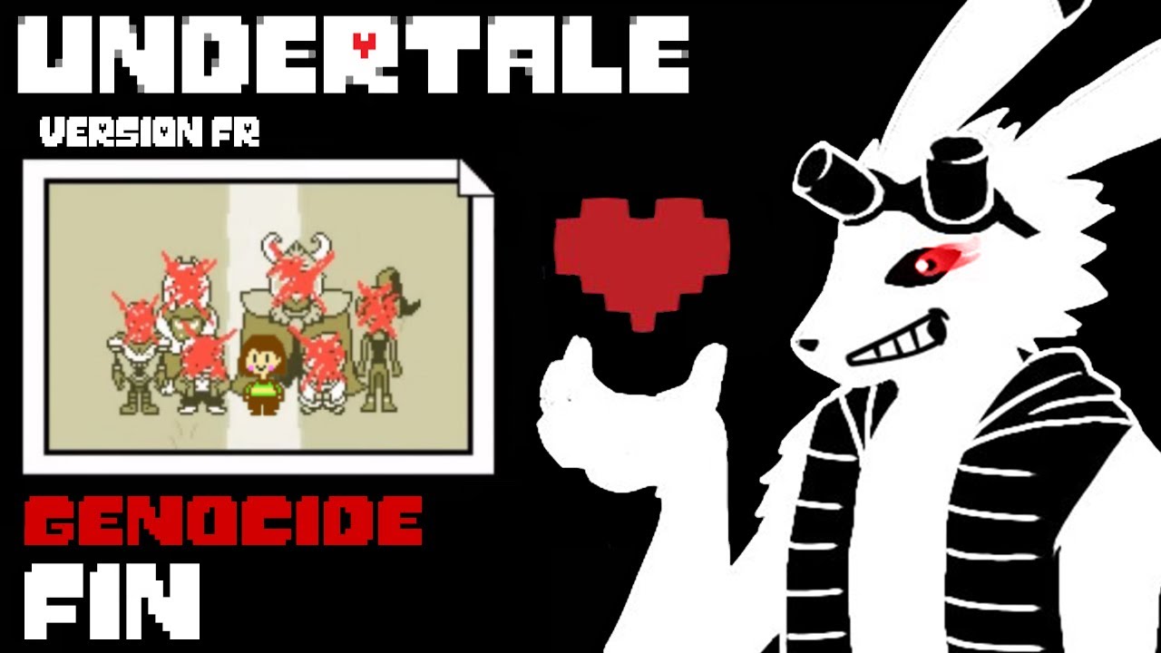 [VOD] Undertale - Route Génocide | ENDING : CHARA ?! - YouTube