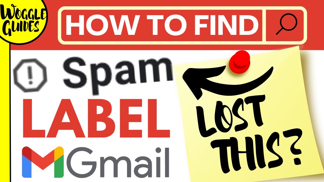How to find a missing Spam label in Gmail - YouTube