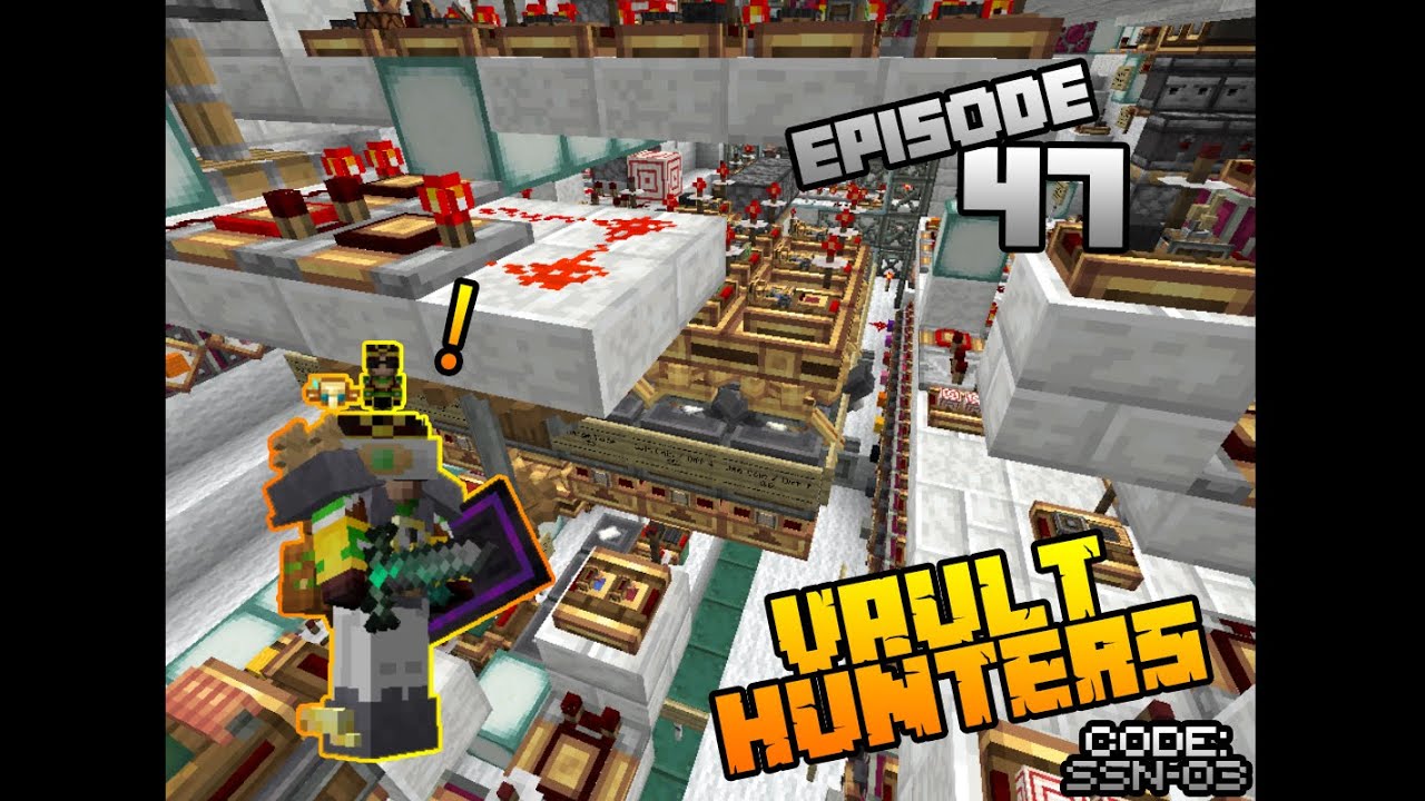 Minecraft - Vault Hunters #47: MainBoard and Vault lvl 57 =O! - YouTube