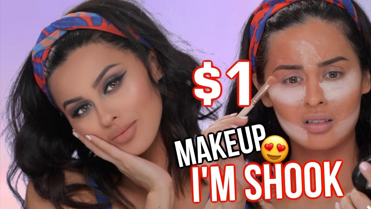 FULL FACE $1 MAKEUP TESTED - IS IT GOOD?!