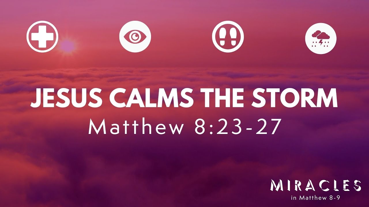 Jesus Calms the Storm | Matthew 8:23-27 (Full Service 9/24/23) - YouTube