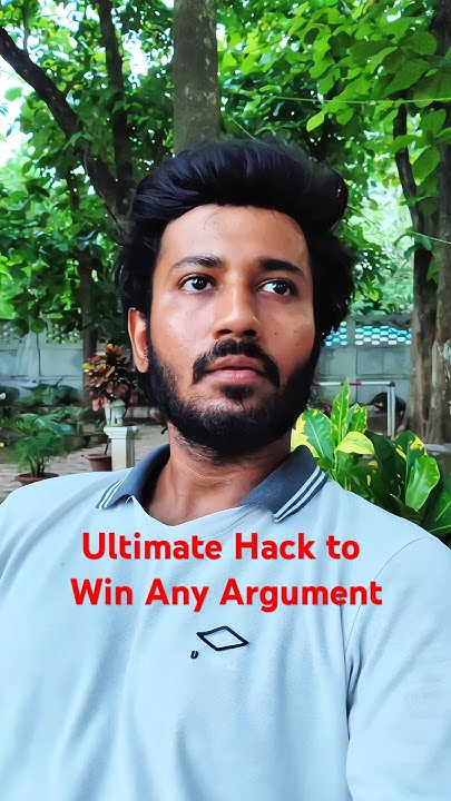 The Ultimate Hack to Win Any Argument! #lifehacks #funny #trending #relatable #wisdom - YouTube