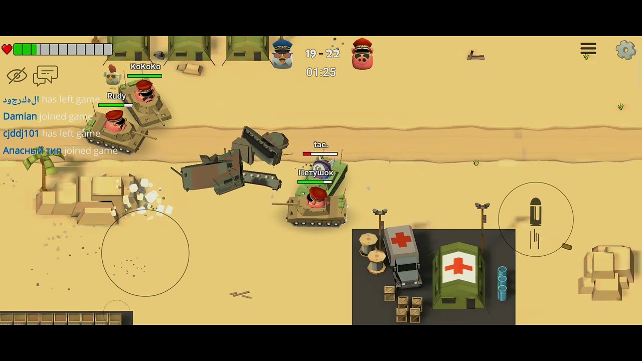 chicken gun game Tank TF mode - YouTube