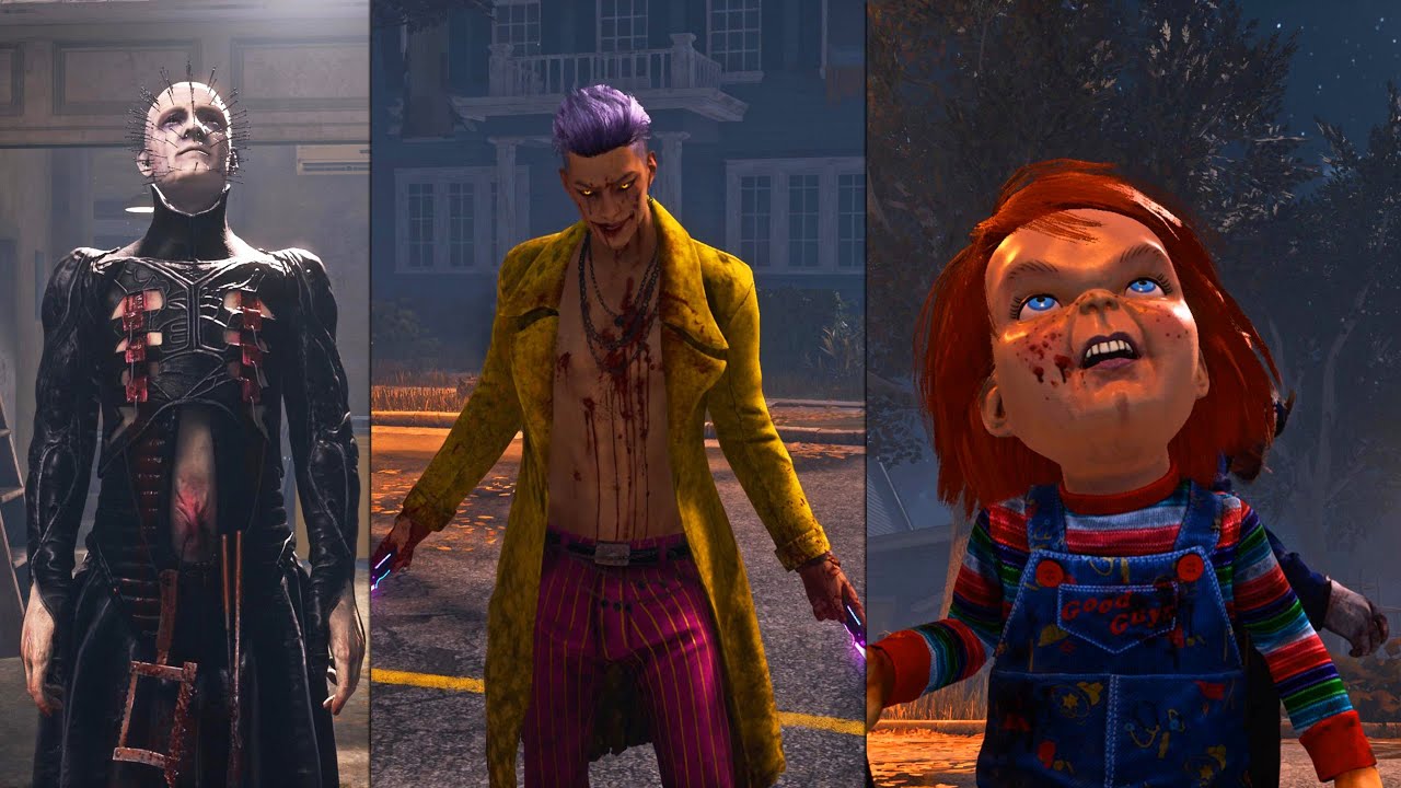 Dead By Daylight All Killer Head Nodding Animations - YouTube