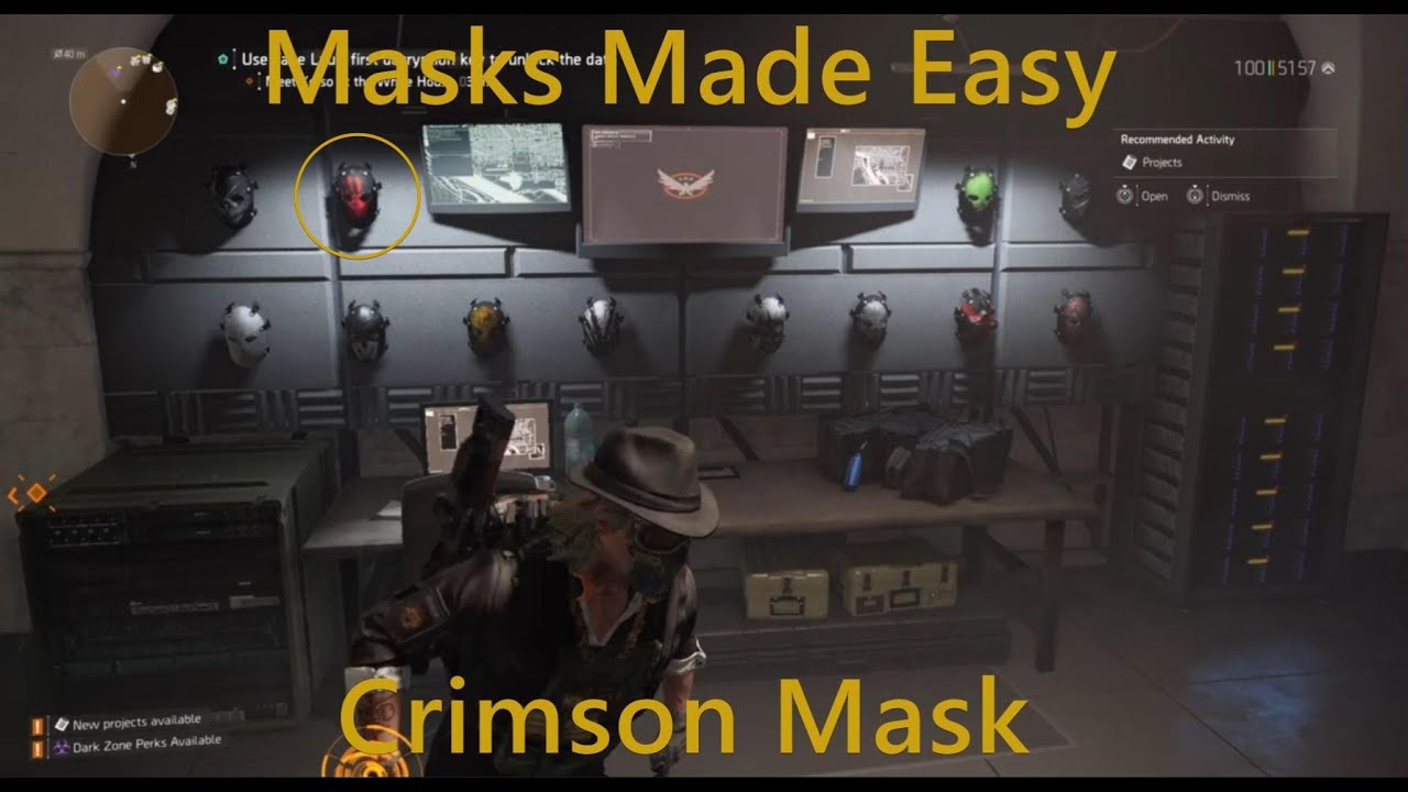 Division 2 Masks Made Easy: Crimson Mask - YouTube