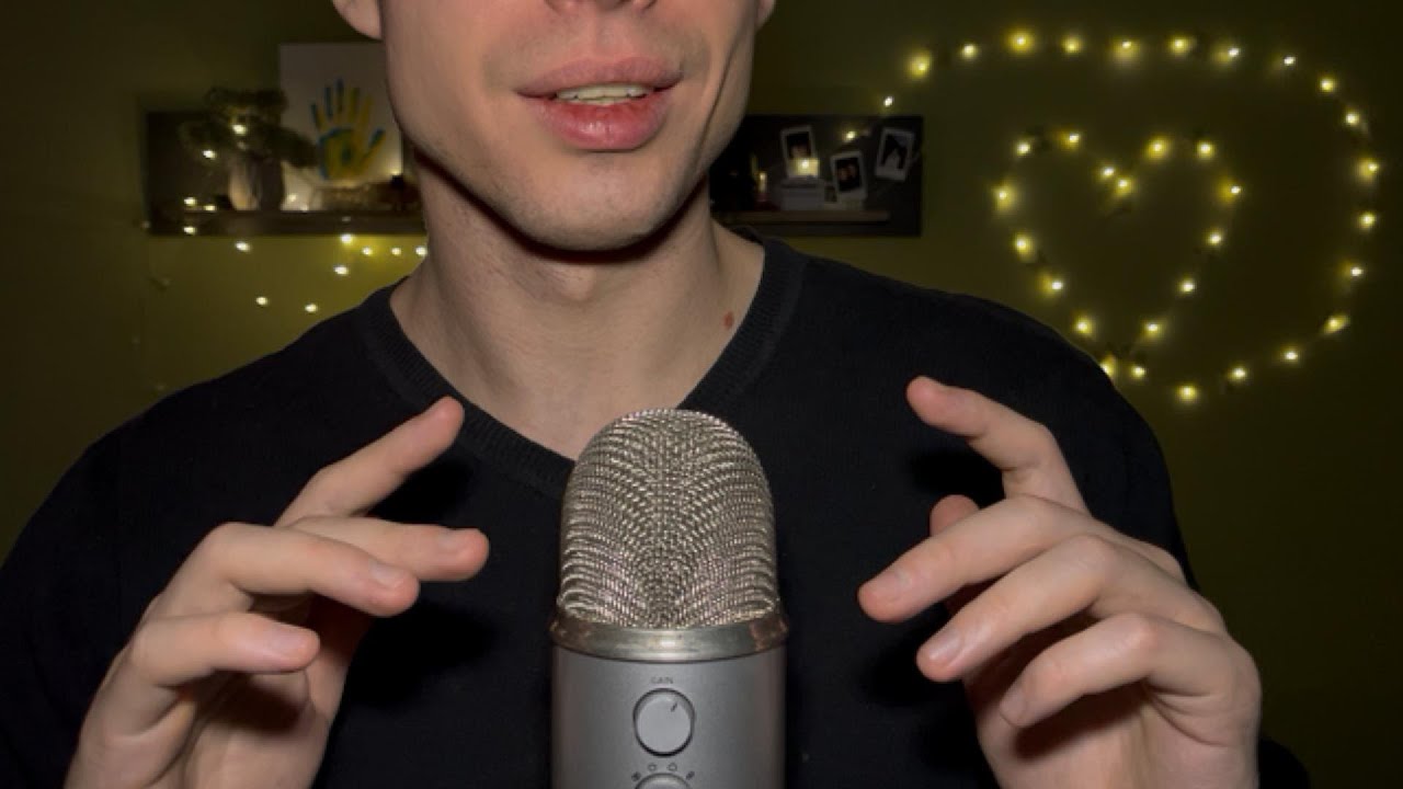 ASMR | Mouth Sounds & Hand Movements (Face Touching, Hand Sounds) - YouTube