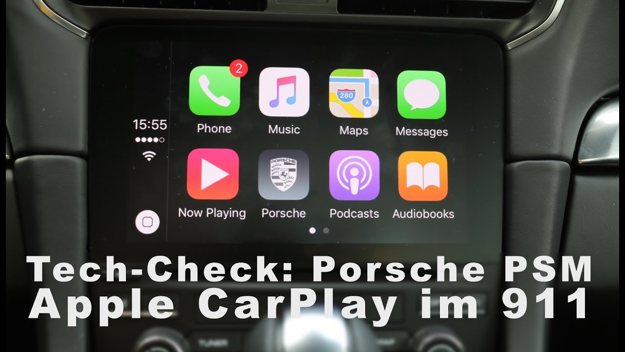 Tech Check: Apple Car Play im neuen Porsche 911 (991-II) - 2016 - YouTube
