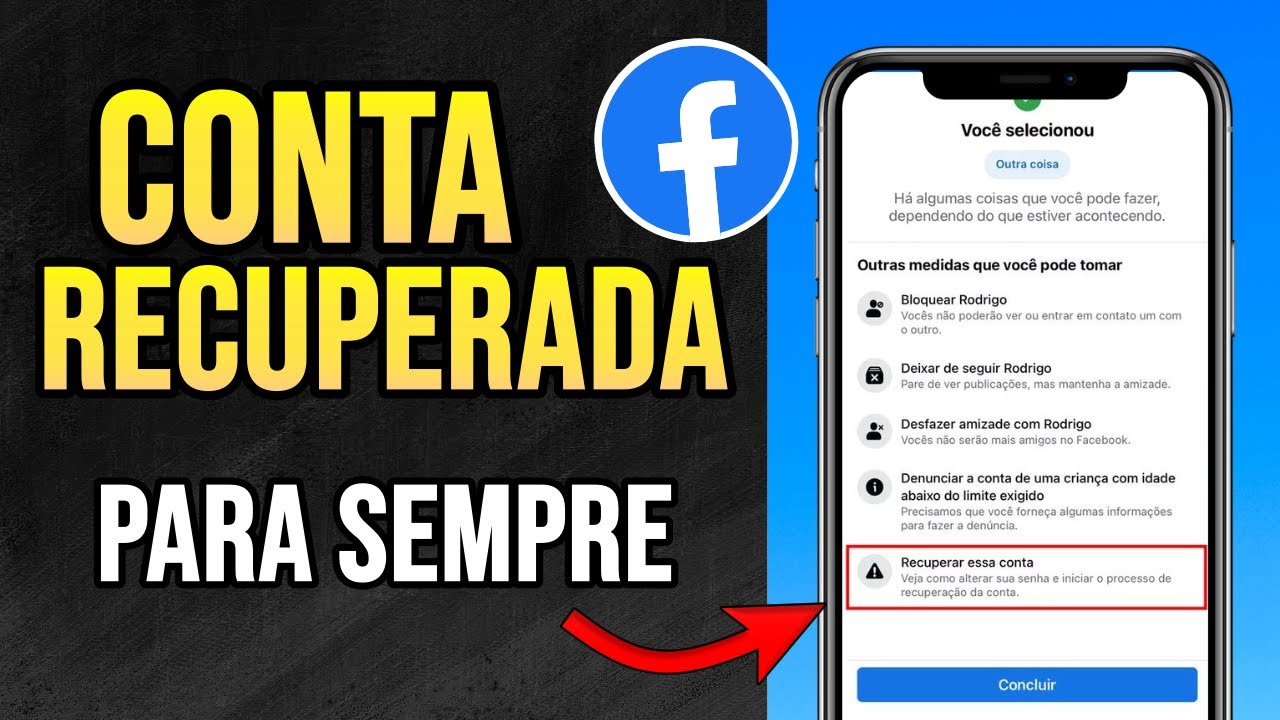 Como Recuperar a Conta do Facebook (SOLUÇÂO) SEM EMAIL, SENHA, NÚMERO ...
