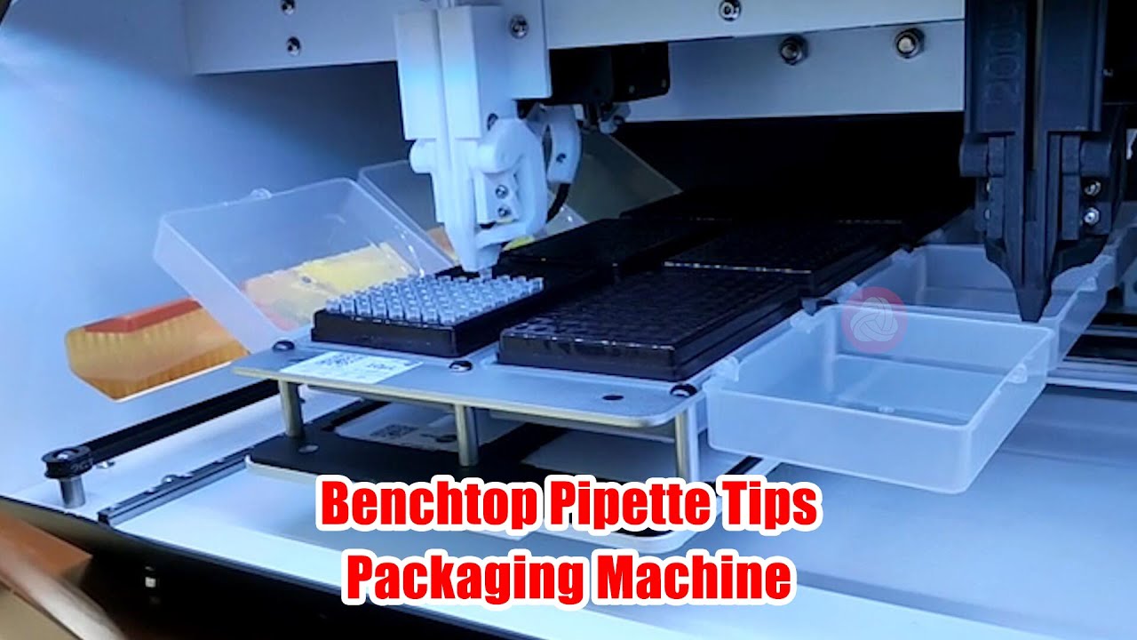 Benchtop Pipette Tips Packaging Machine - YouTube