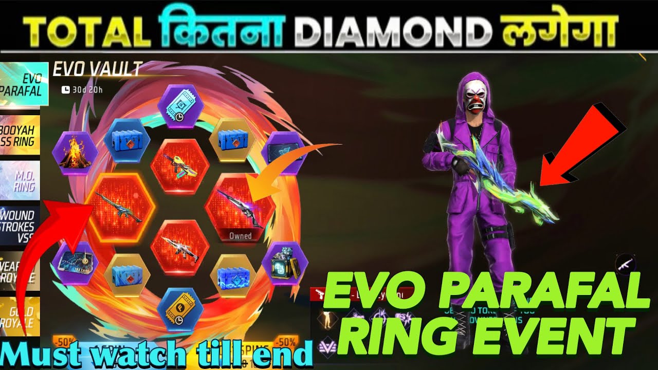 NEW EVO VAULT EVENT SPIN | EVO PARAFAL SPIN FREE FIRE |NEW EVO VAULT ...