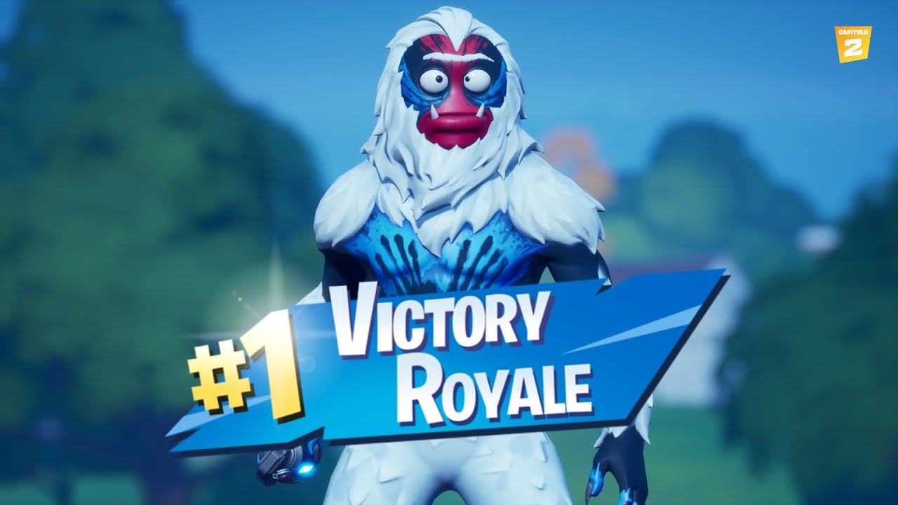 Victoria con la skin TROG TRIBAL Fortnite 2 - YouTube