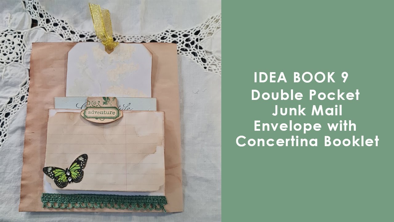 IDEA BOOK | EPISODE 9 | DOUBLE POCKET ENVELOPE CONCERTINA BOOKLET - YouTube