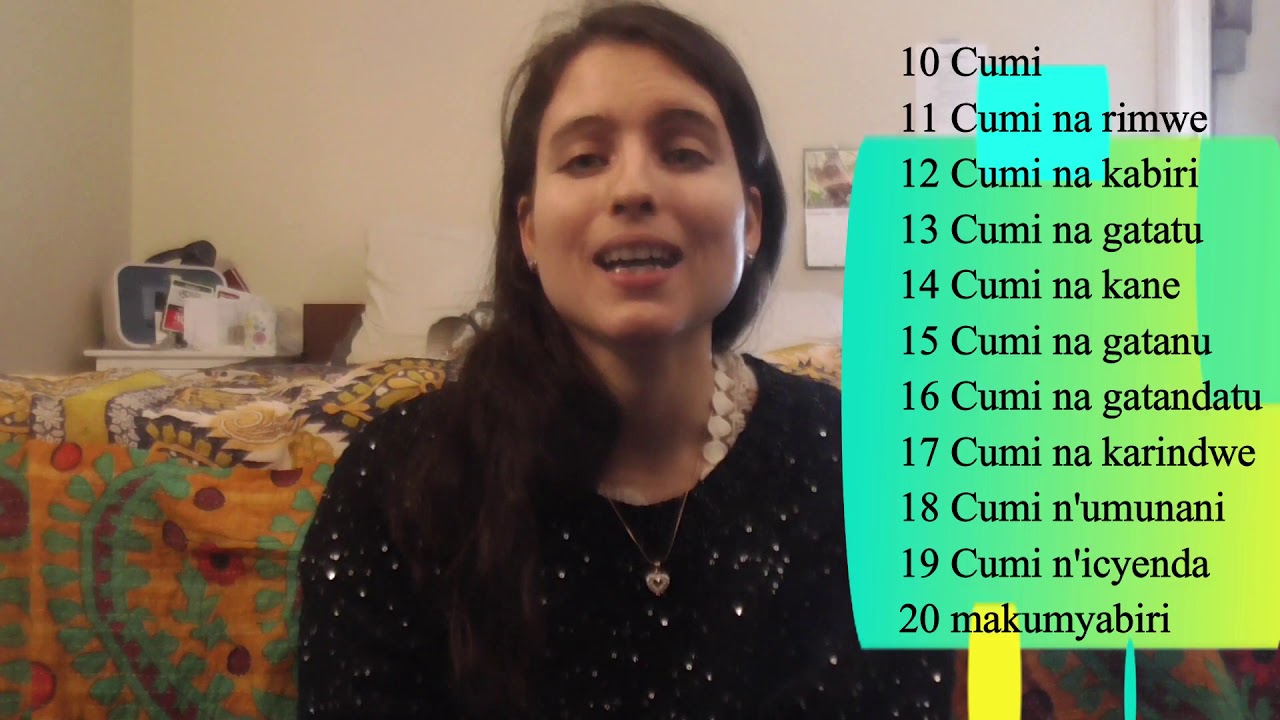 Come count with me! Kinyarwanda - YouTube