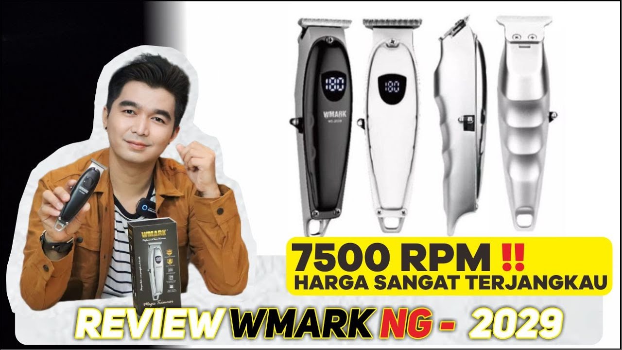 Review Wmark Trimmer 2029 RPM 7500 !! - YouTube