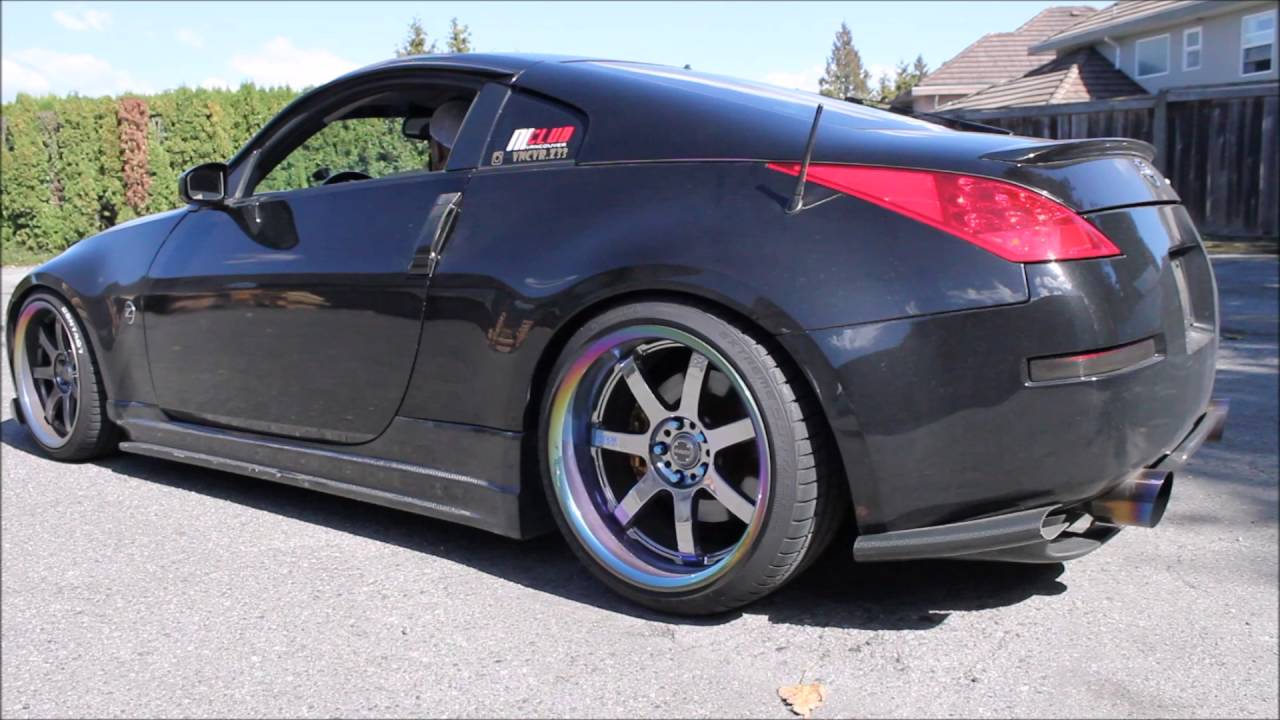 2003 Nissan 350Z Motordyne ShockWave TDX2 Exhaust | AnthonyJ350 - YouTube