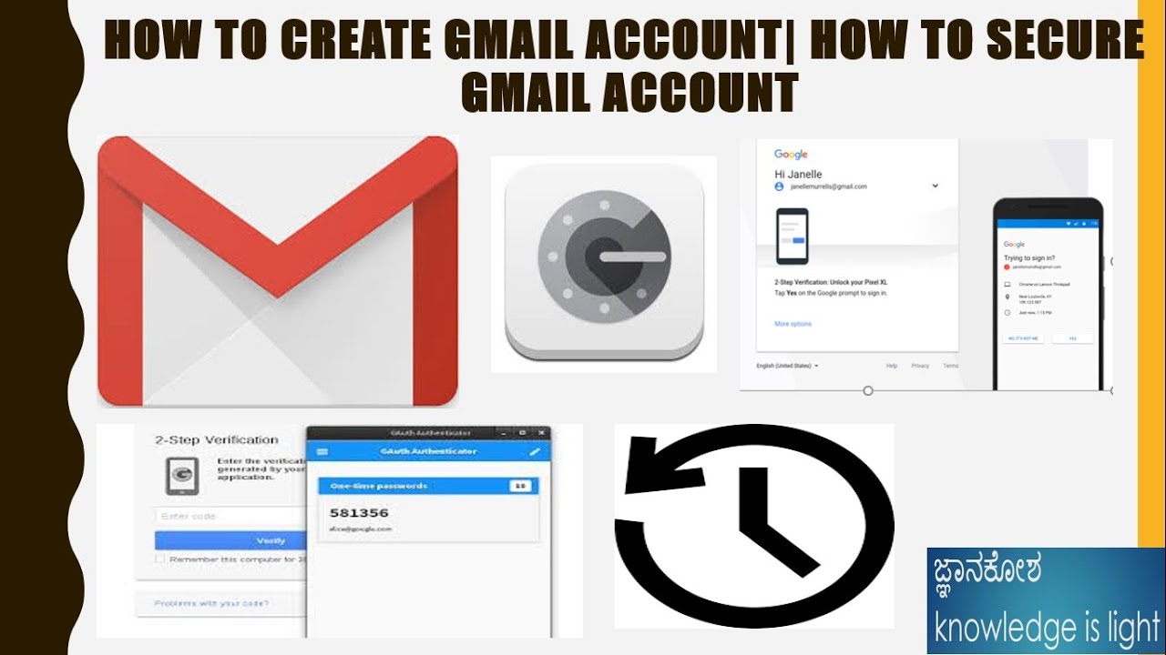 How to create GMAIL|How to secure Gmail|2 Step verification ...