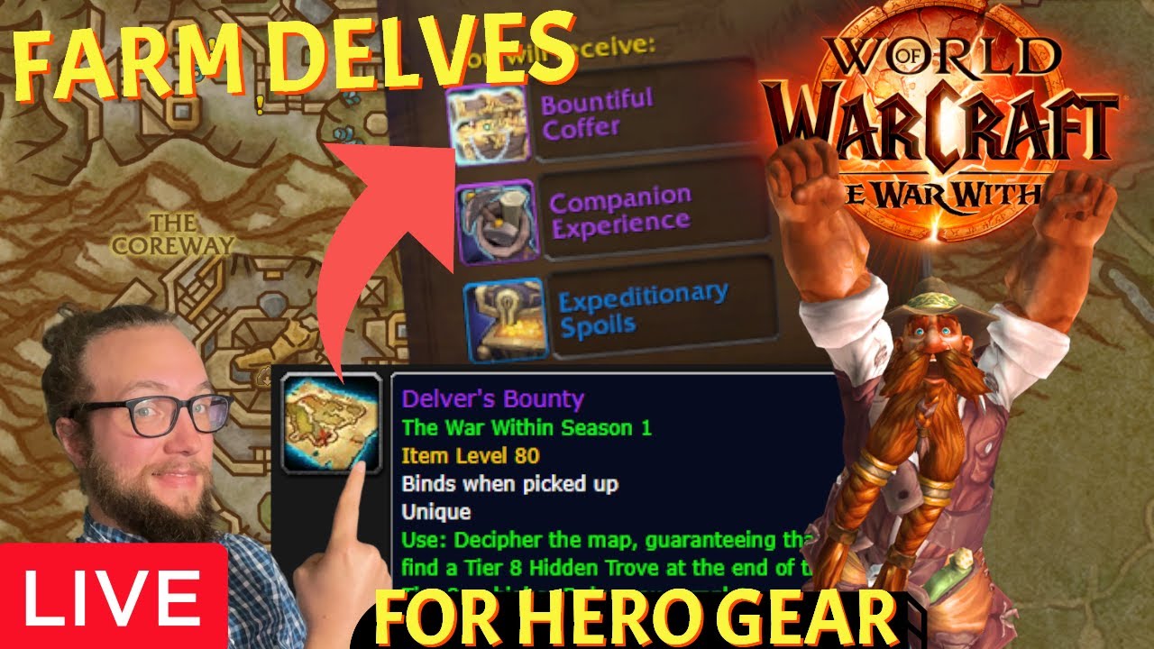 🔴LIVE - DELVER'S BOUNTY! Can we farm these? Let's find out - The War ...