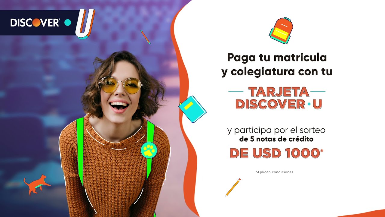 Utiliza tu tarjeta Discover U - YouTube