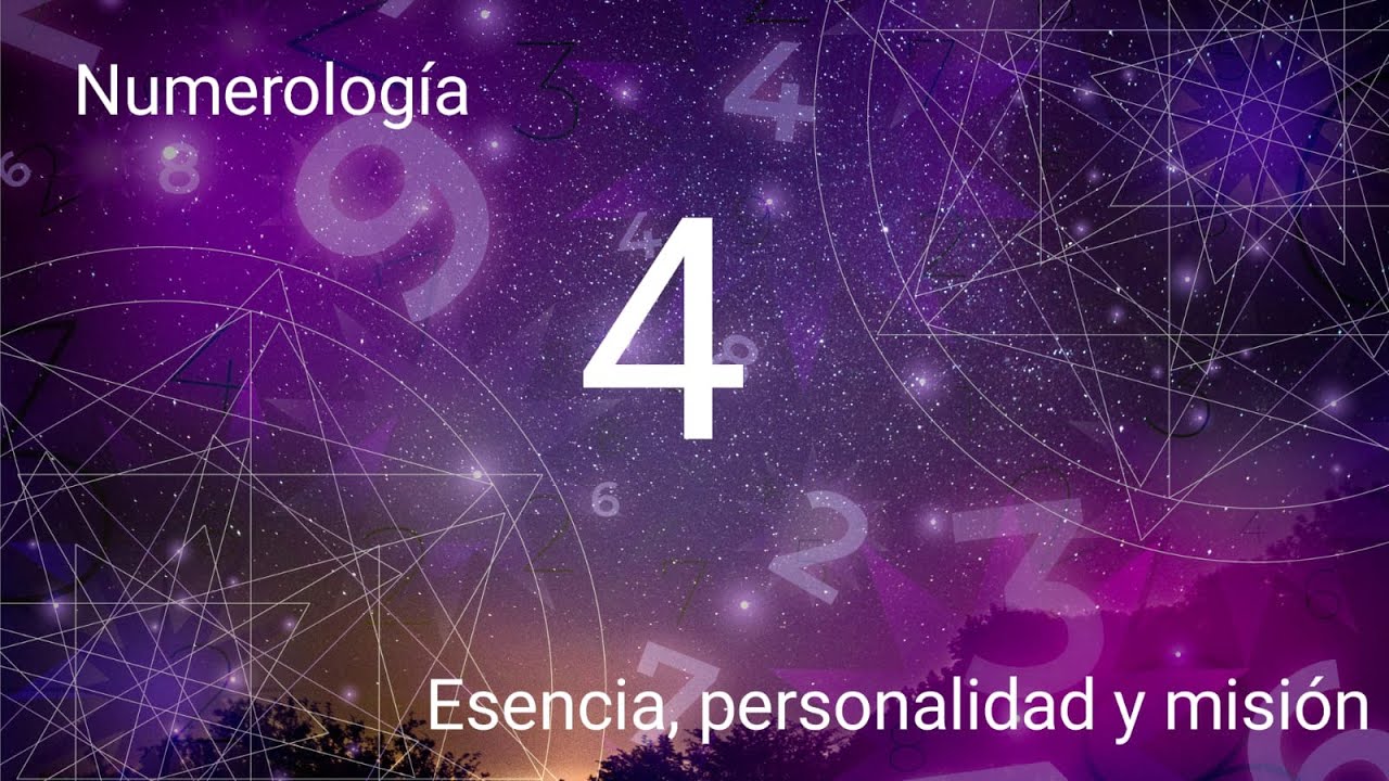 5. Numerología numero 4, esencia, personalidad y misión (26 de abril ...