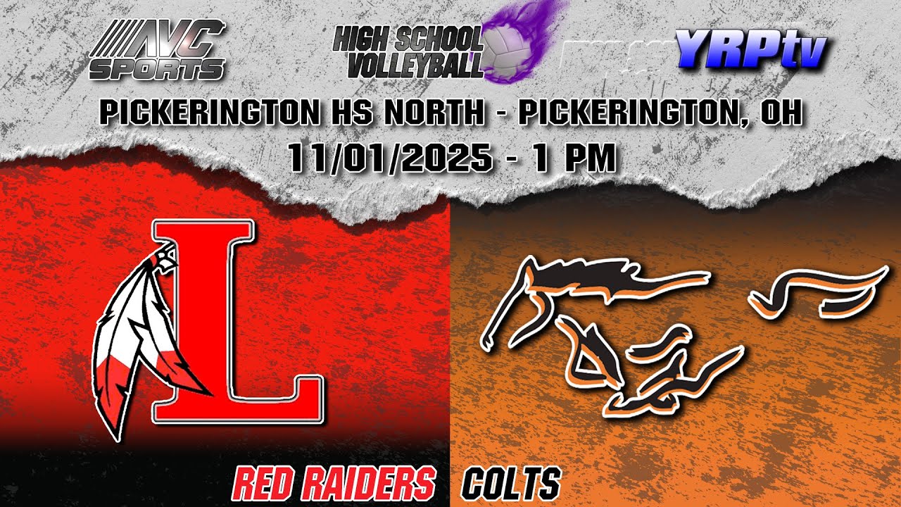 London Red Raiders vs Meadowbrook Colts HS Volleyball Playoffs 11.01. ...