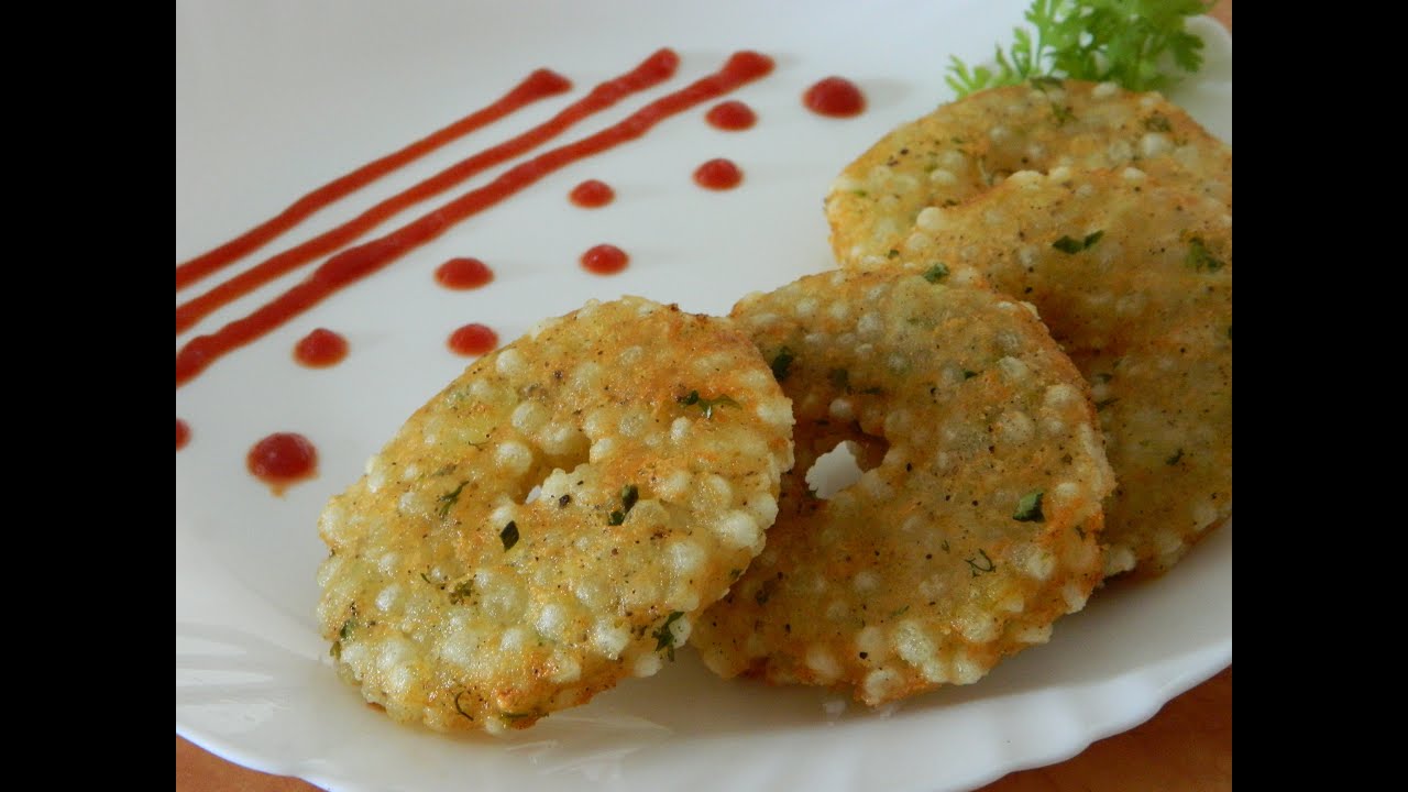 Hot and Crispy Sabudana Vada / Sago Paneer Vada/ Fasting Sabudana Aalu ...