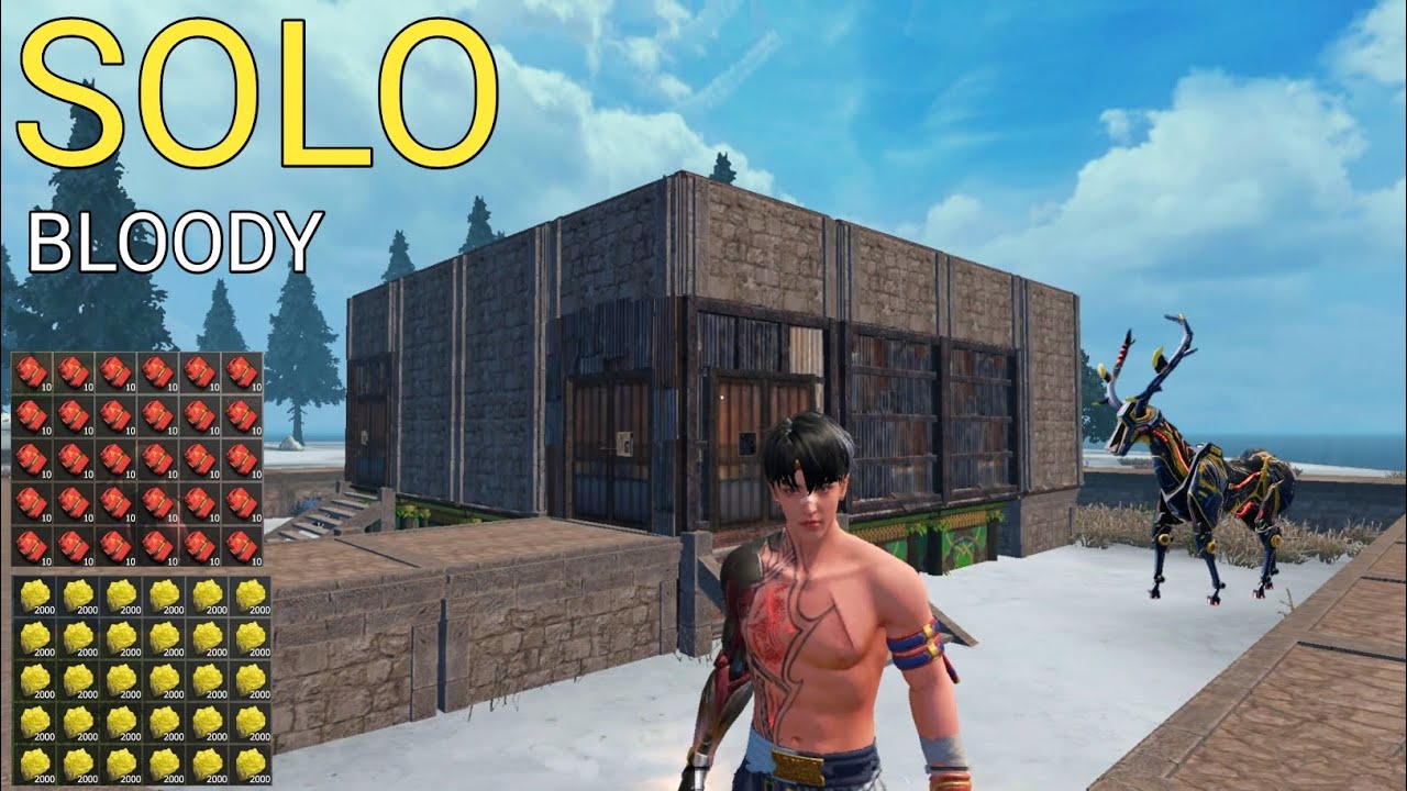 Solo Life Bloody online Base Raid Part 2/ Lucky Solo journey - Solo ...
