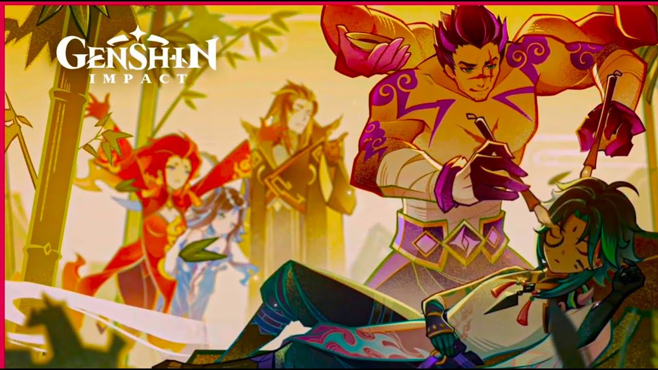 Genshin Impact Cutscene - A Yaksha Name Bosacious, Bosacious life Story ...