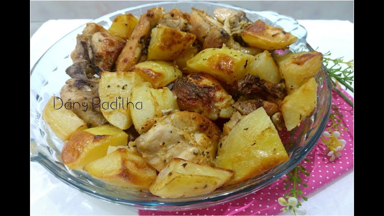 FRANGO Á PASSARINHO COM BATATAS AO FORNO - YouTube