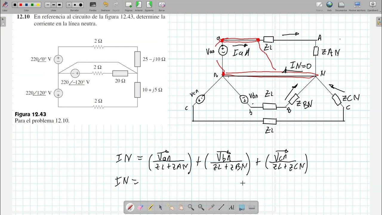 Solucionario, Fundamentos de circuitos eléctricos sadiku, ejercicio 12,10 - YouTube