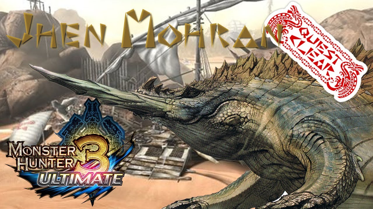 My First Jhen Mohran! - Monster Hunter 3 Ultimate - YouTube