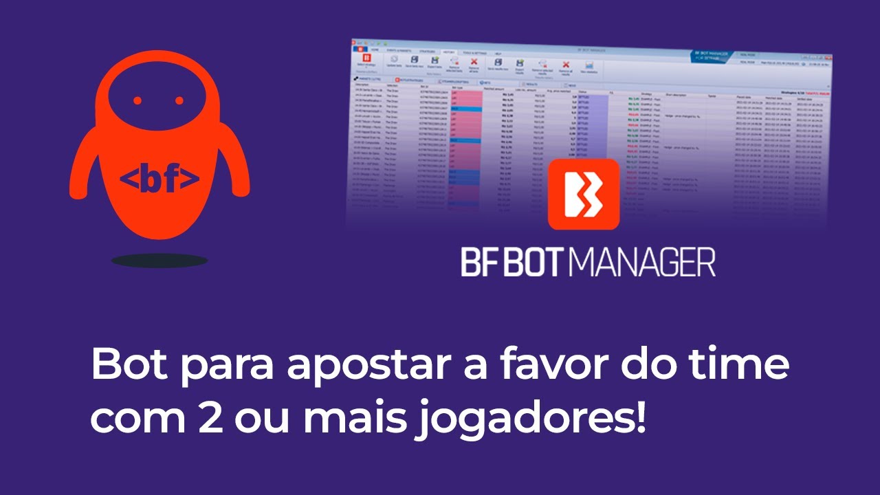🤖 BOT PARA APOSTAR A FAVOR DO TIME COM 2 OU MAIS JOGADORES! BF BOT ...