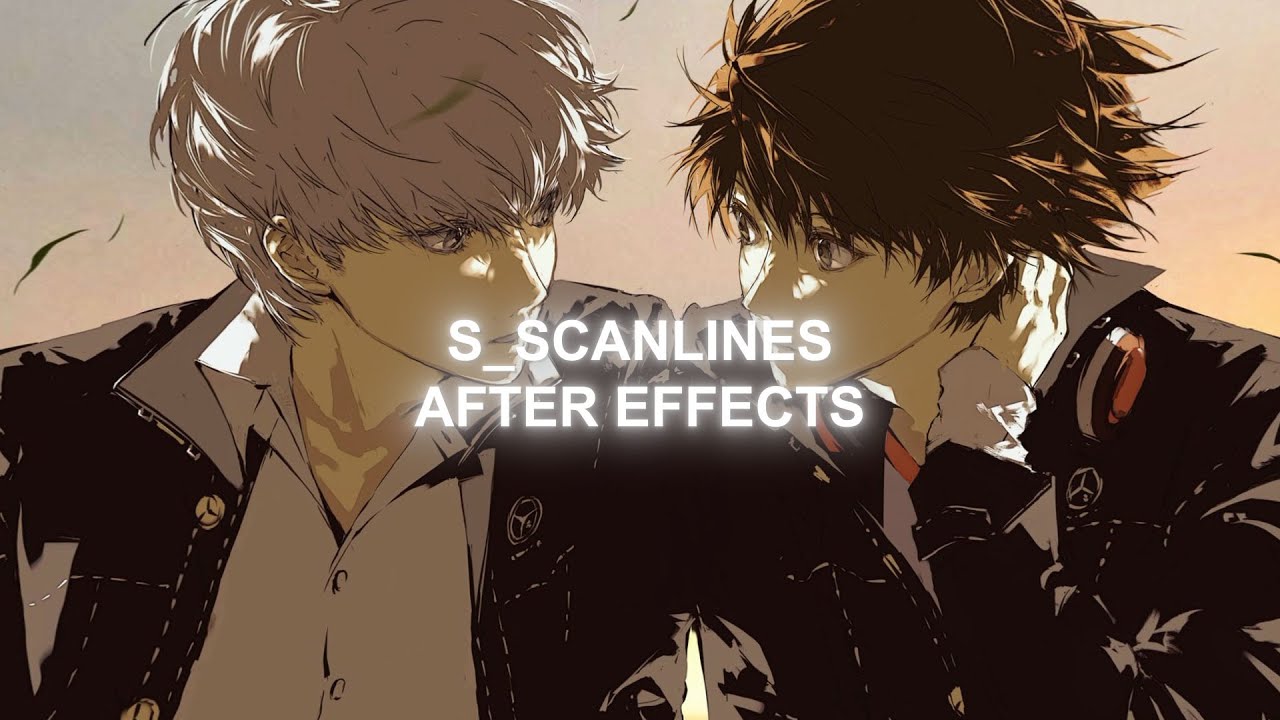 s_scanlines | after effects - YouTube