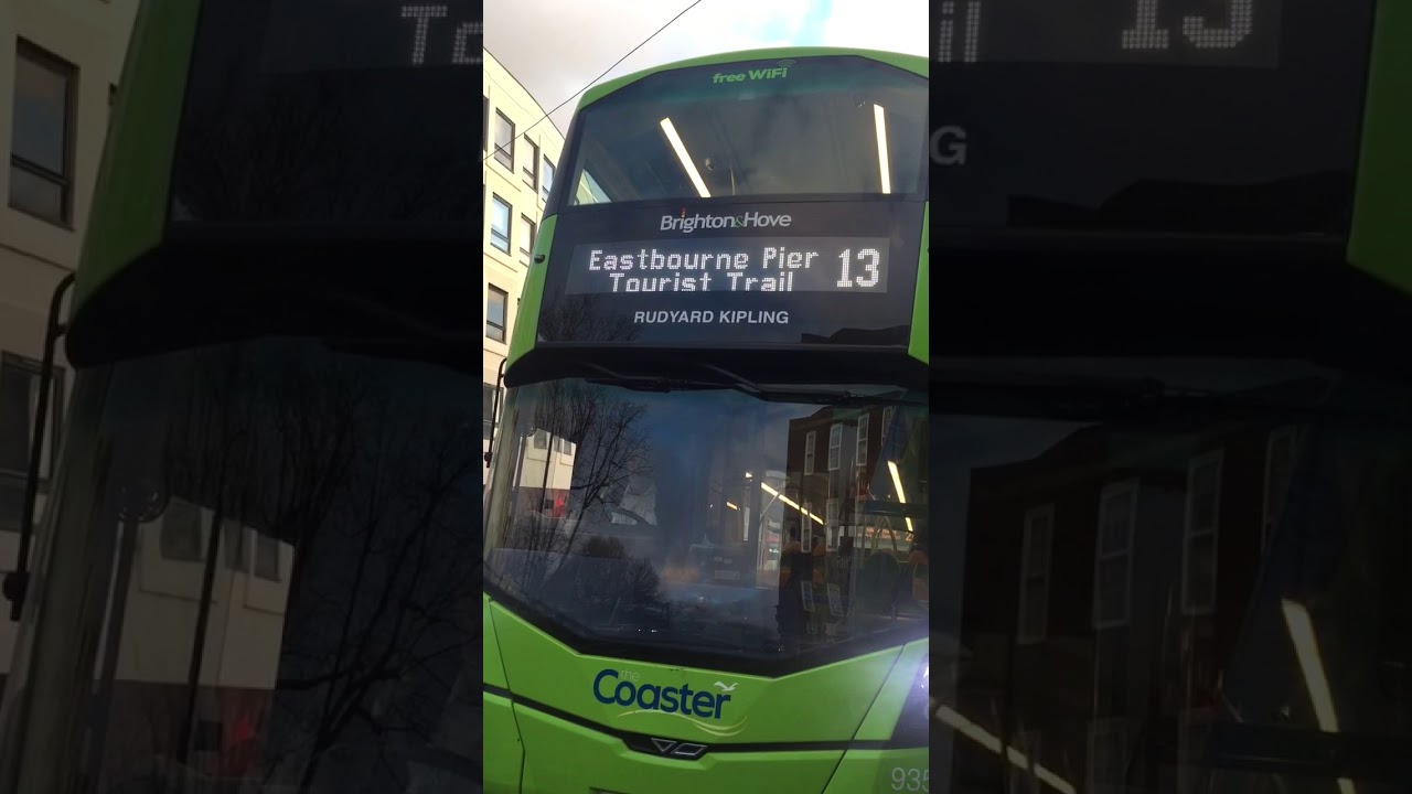 Brighton & Hove Bus Coaster Bus With Special Destination “13 Eastbourne ...