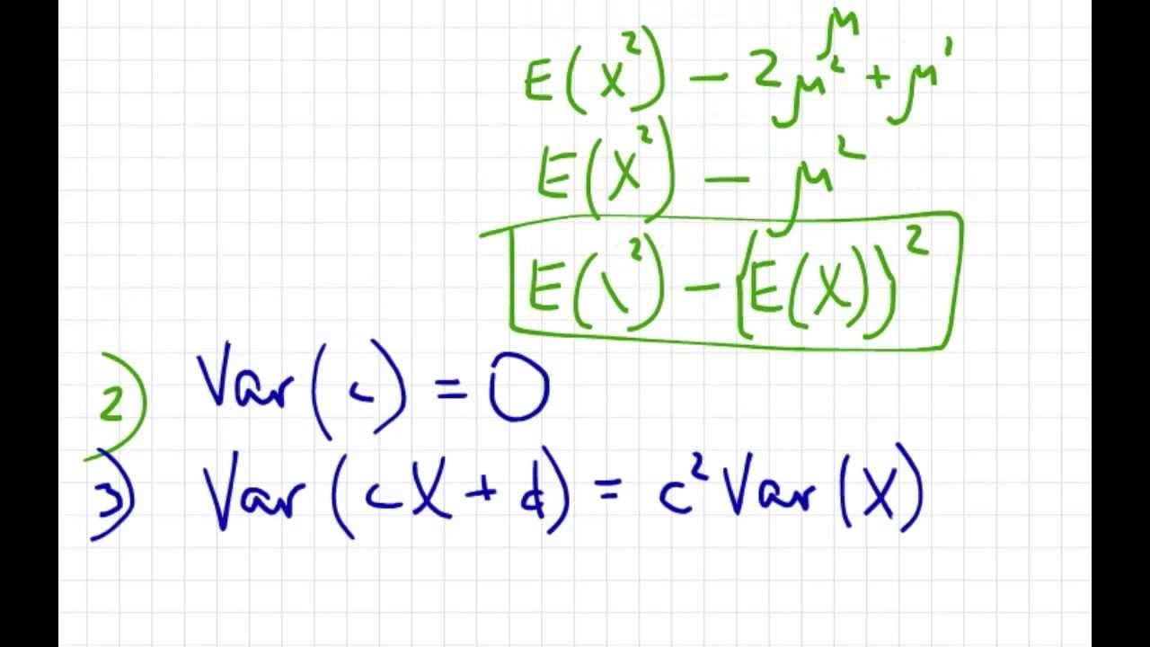 Properties Of Variance YouTube Properties Of Variance YouTube