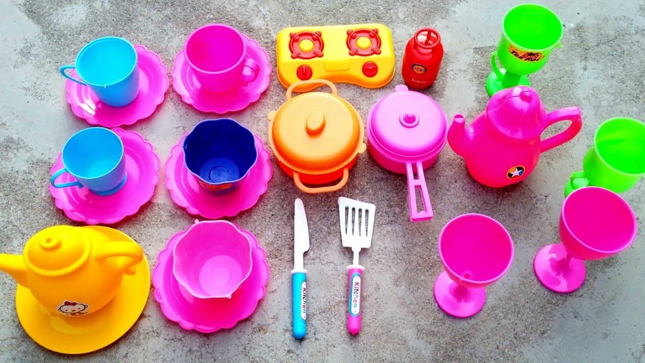 Diy Unboxing Amazing Mini kitchen set @miniclay5092 @kitchentoys119 ...