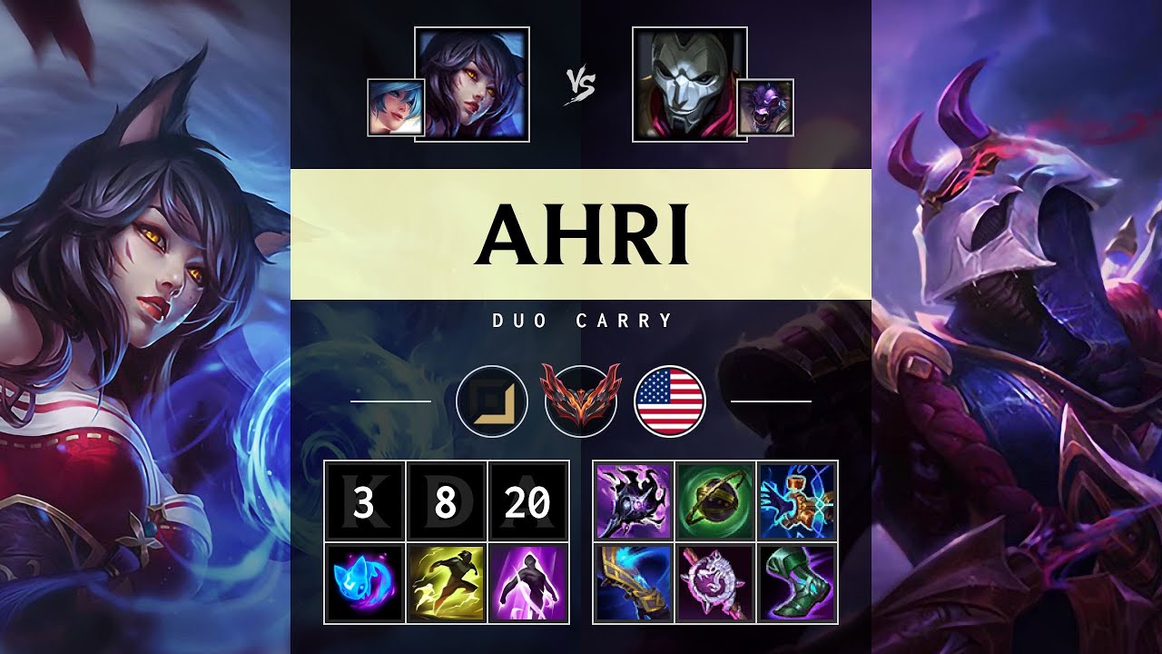 Ahri Carry vs Jhin - NA Grandmaster Patch 25.20 - YouTube