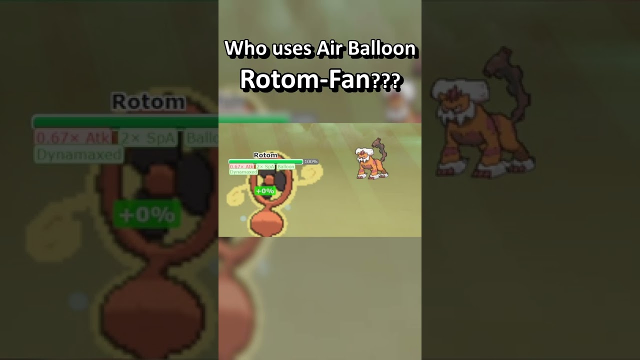 Who uses Air Balloon Rotom Fan? ?💀 #shorts - YouTube