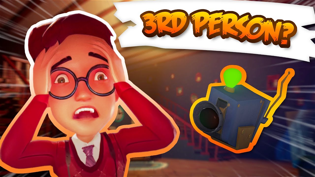 I Forced Myself To Play Secret Neighbor In 3RD PERSON... - YouTube