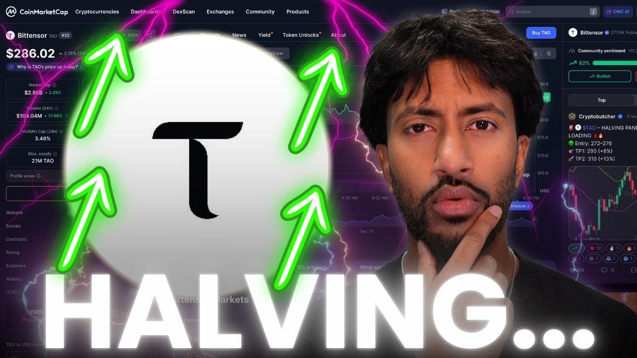 $TAO HALVING IS VERY CLOSE! WHAT EVERY HOLDER SHOULD KNOW... - YouTube
