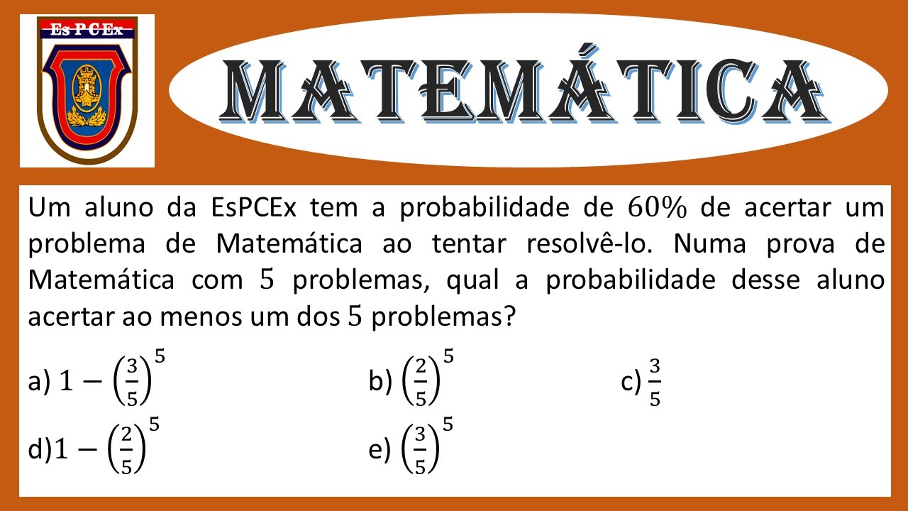 EsPCEx - 2021: probabilidade - YouTube