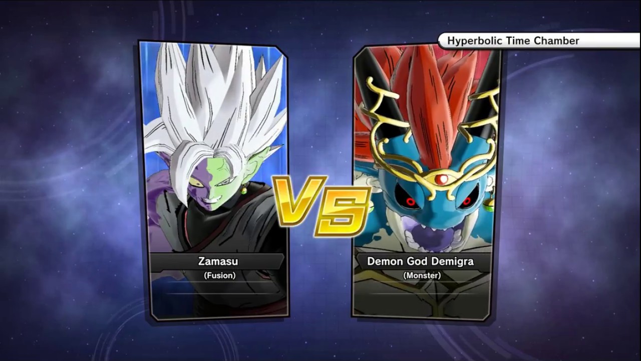 Dragon Ball Xenoverse 2: Fusion Zamasu vs Demon God Demigra - YouTube