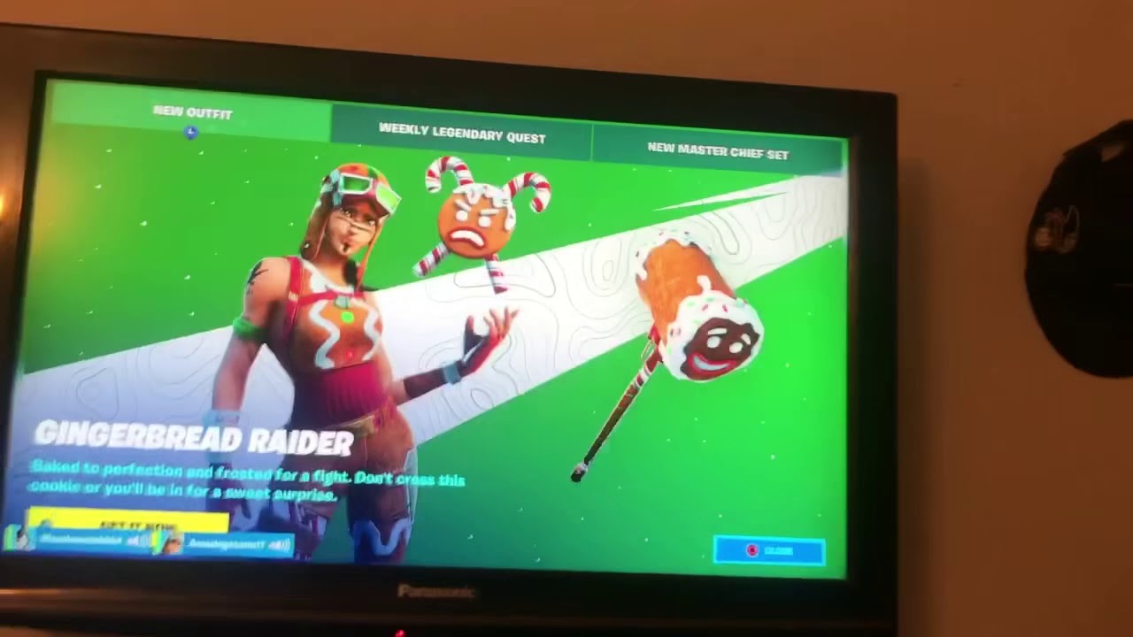 Gingerbread raider? Item shop review December 11 2020 - YouTube