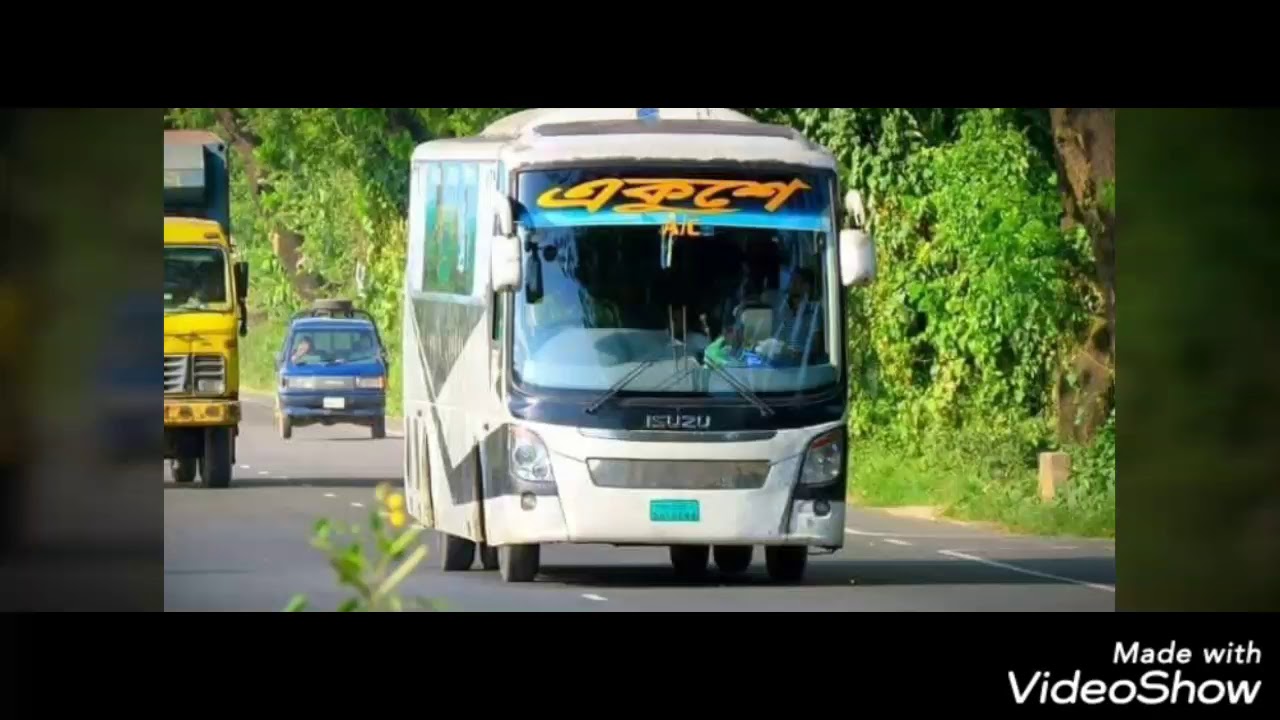 Some beautiful bus in our country ......... ekushey express - YouTube