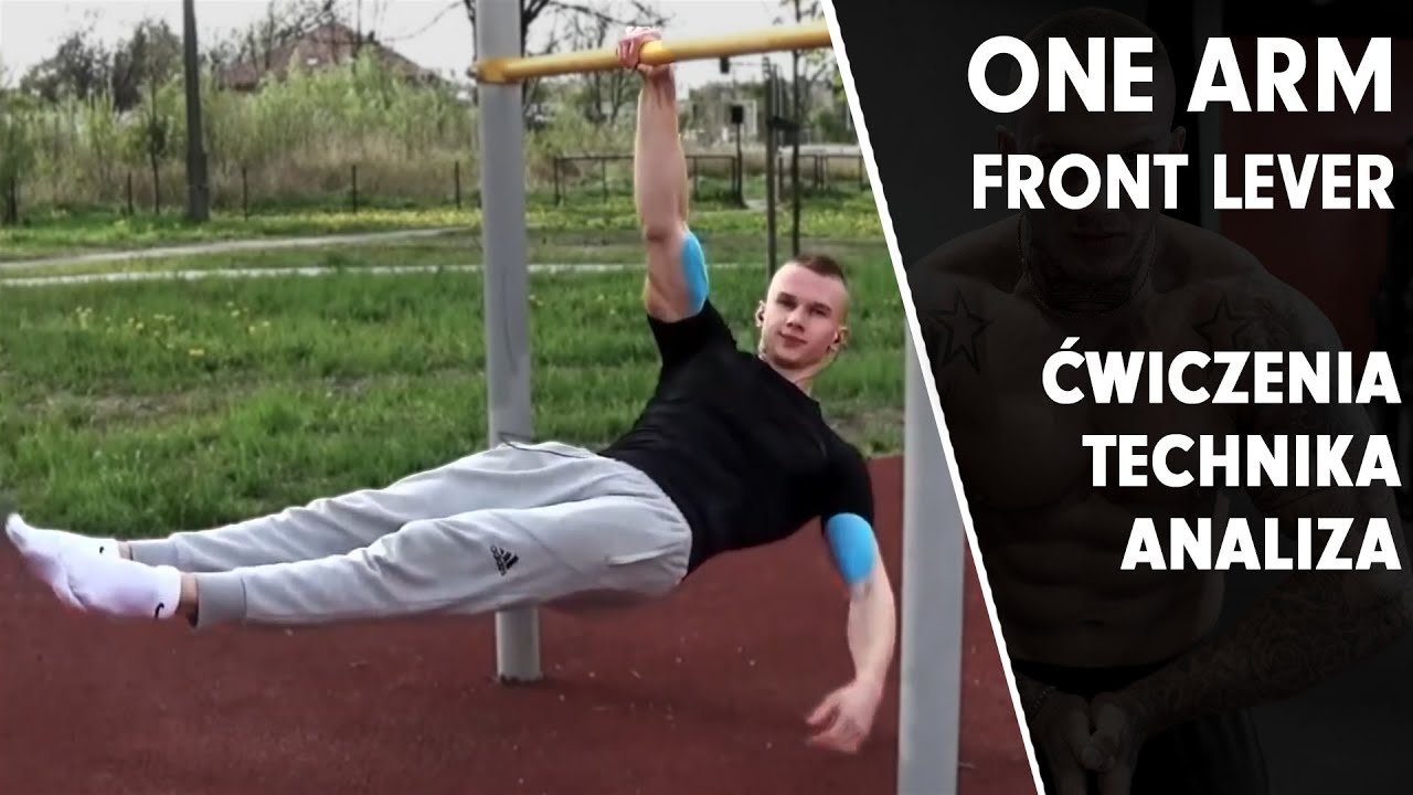 One Arm Front Lever - Profesjonalna analiza figury - YouTube