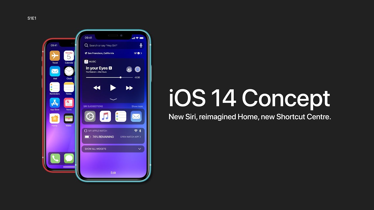 iOS 14 Concept by Iwan de Jong - YouTube
