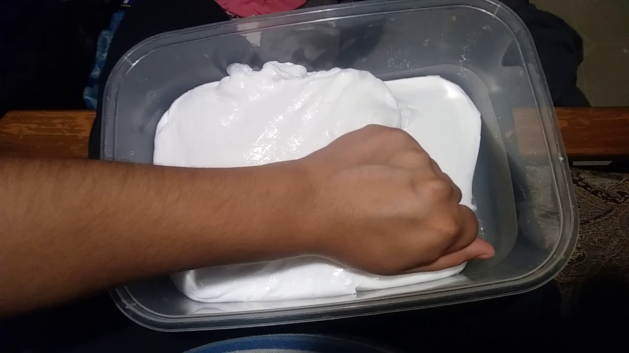Thick and glossy slime - YouTube